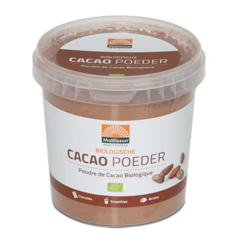 Cacao Poeder - BIO - Mattisson - NatuurlijkVoordeel.nl Cacao Poeder - BIO - Mattisson - NatuurlijkVoordeel.nl